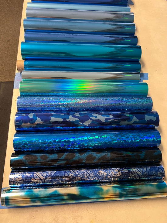 Blue Foils Collection & Sample Pack – Artistic Painting Studio