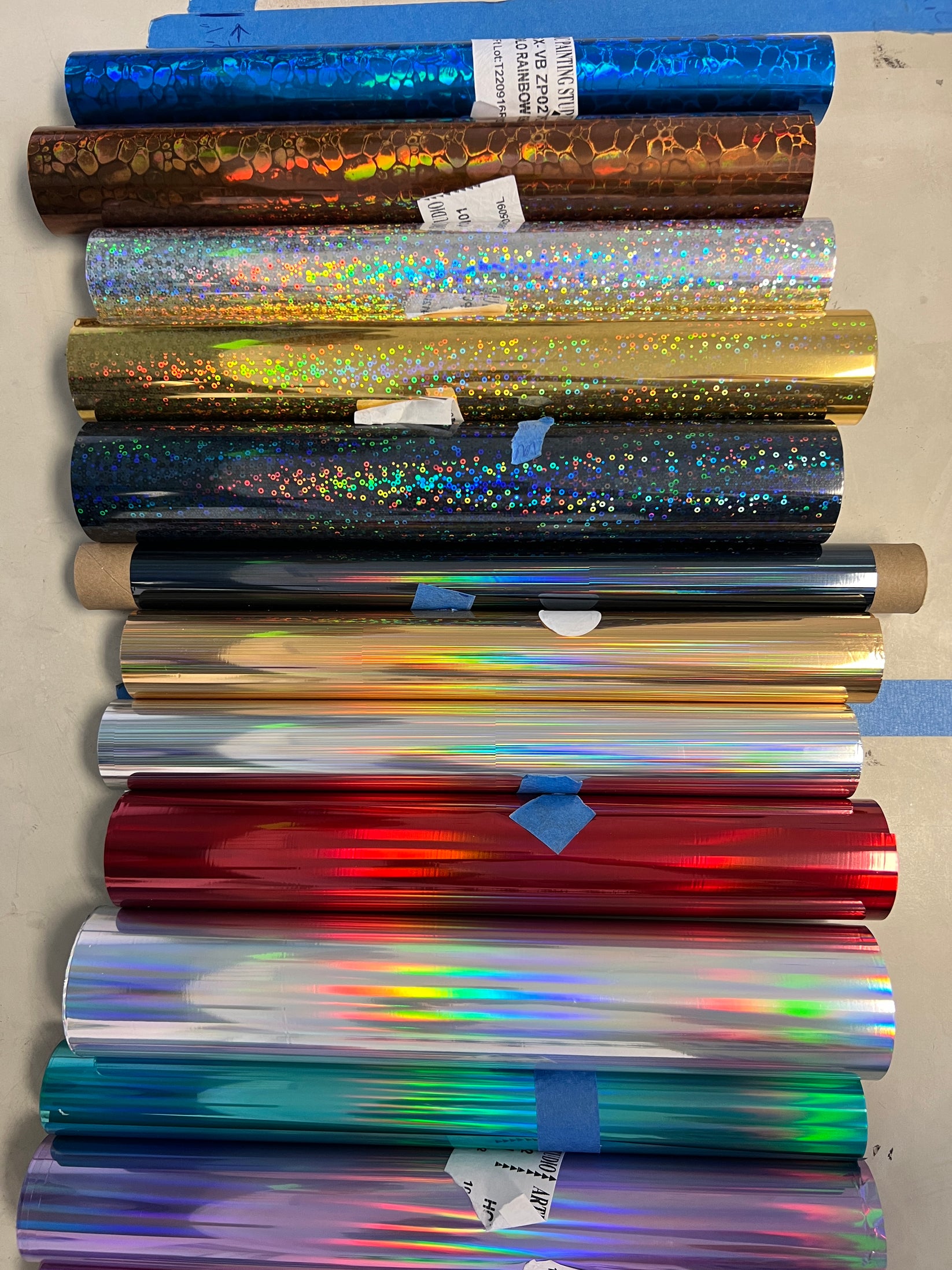 Holographic Foils Collection & Sample Pack – Artistic Painting Studio