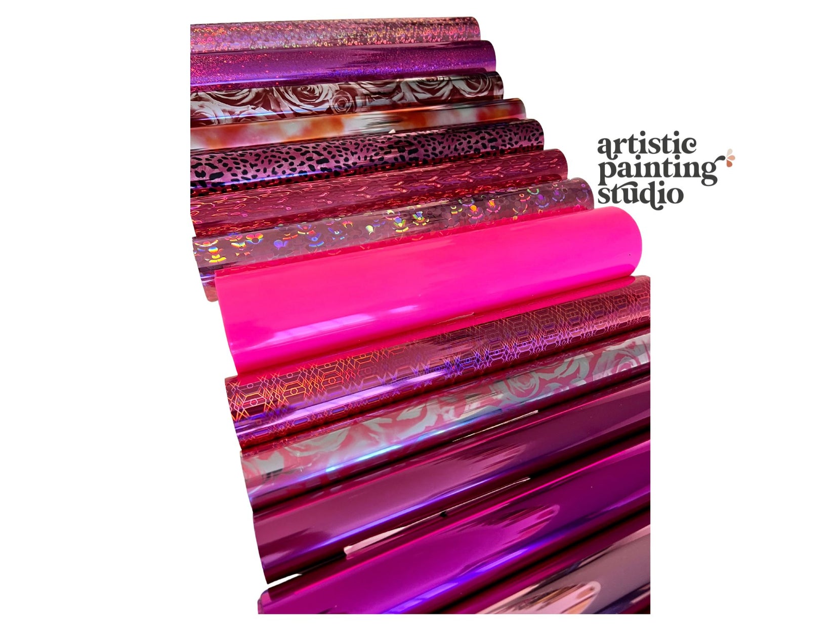 Pink Foils Collection & Sample Pack – Artistic Painting Studio
