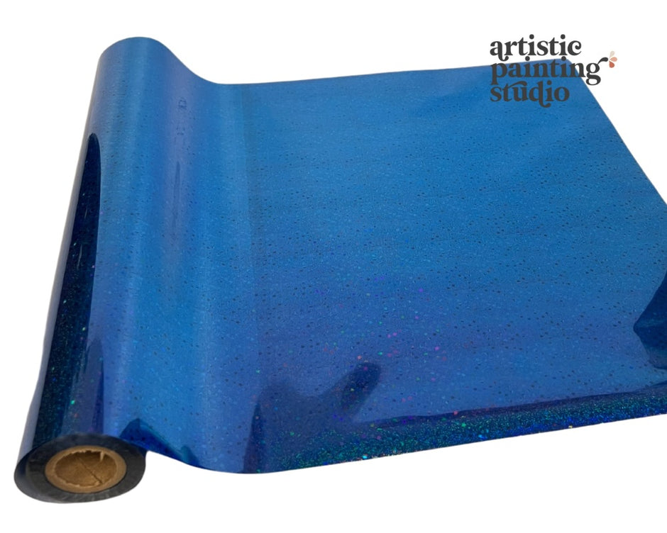 Blue Foils – Artistic Painting Studio