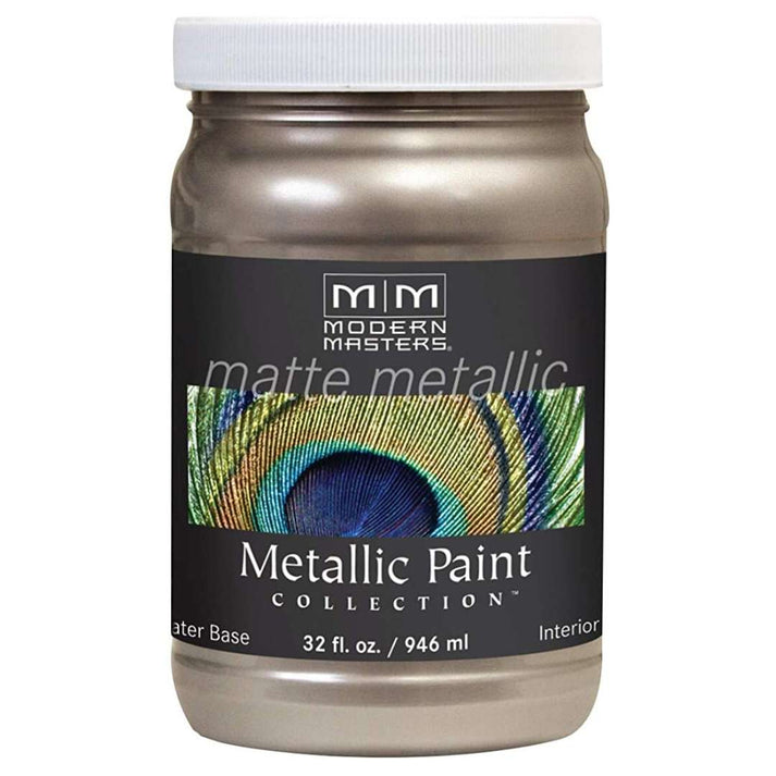 Metallic Paint Matte - Warm Silver – Artistic Painting Studio